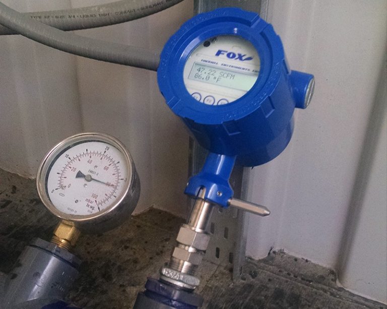 Fox Thermal Model FT1 Flow Meter - Marshall W Nelson and Associates Inc