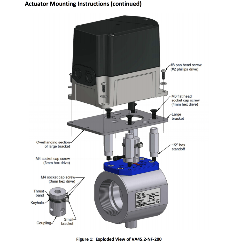 Siemens Valve Actuator Assemblies