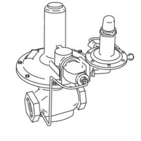 Sensus 243-RPC Pilot-Operated Gas Pressure Regulators