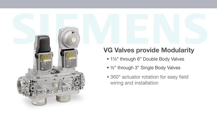 Siemens VG Series Gas Valve Bodies